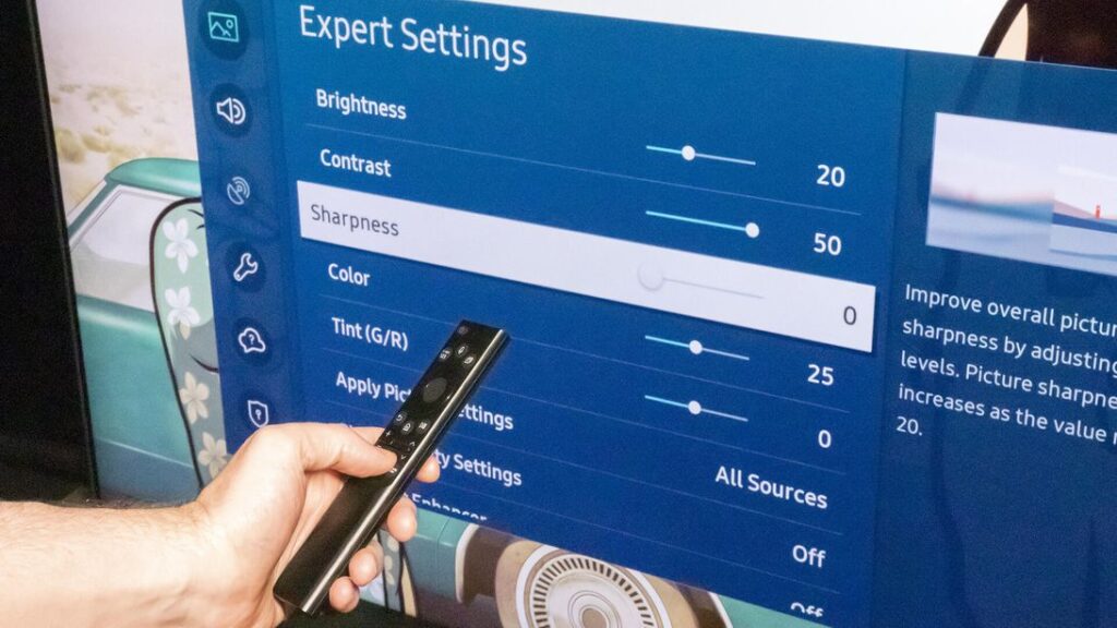 Why you should actually turn down your TV's sharpness setting ...